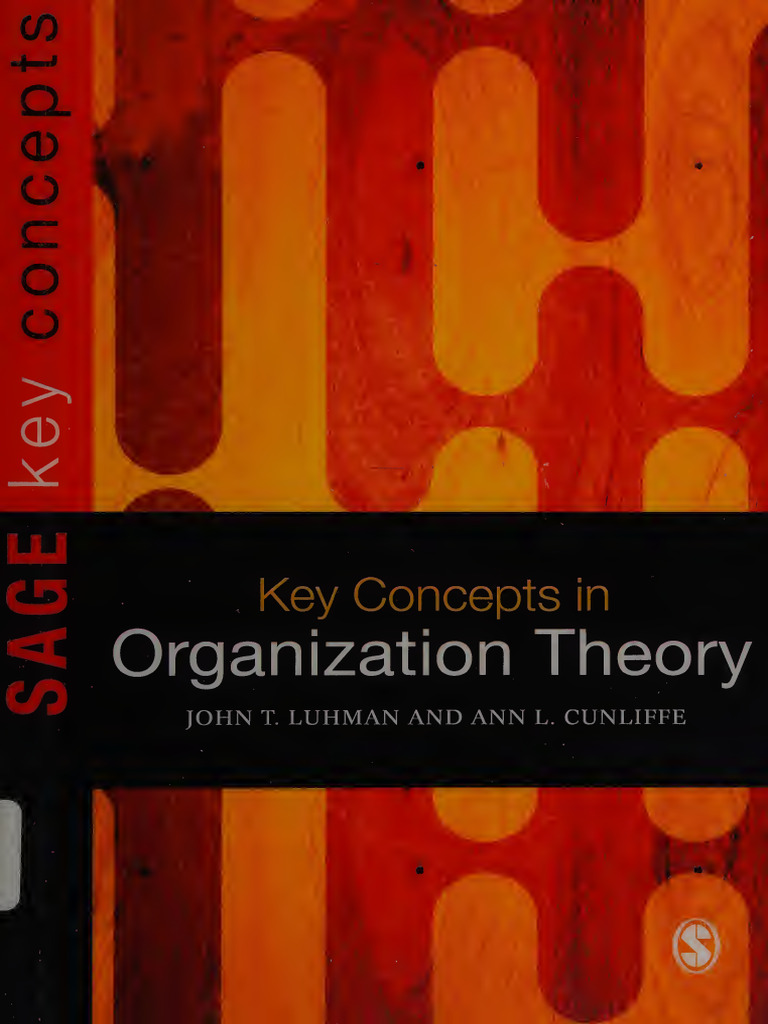 Key Concepts in Organization Theory (SAGE Key Concepts Series ...