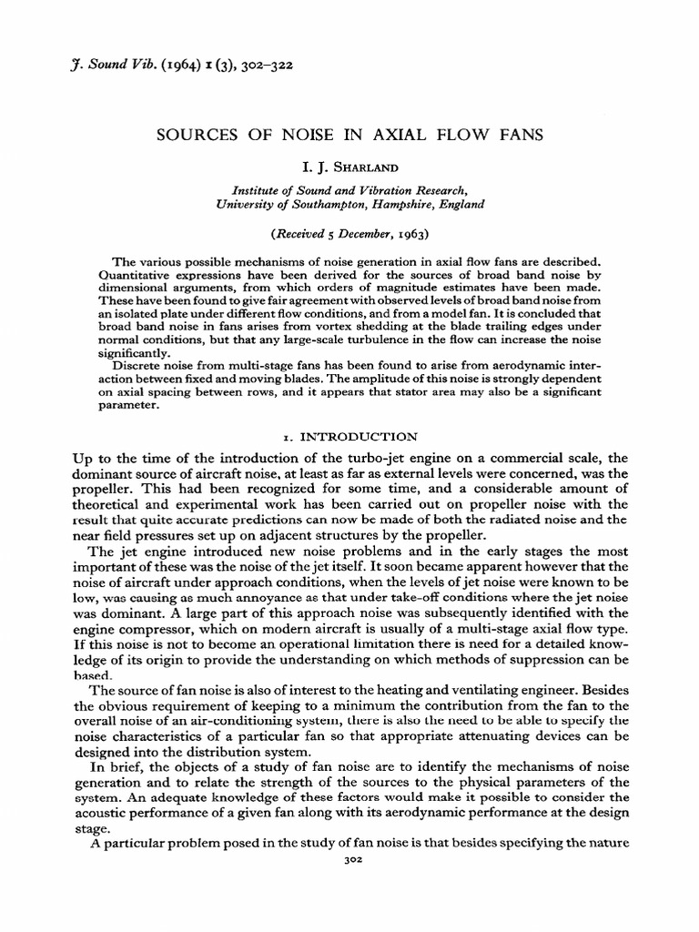 Sharl and 1964 | PDF | Lift (Force) | Turbulence