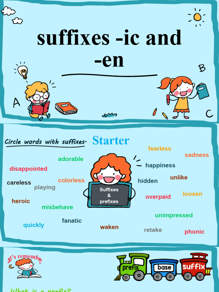 suffixes | PDF | Grammar | Semantic Units