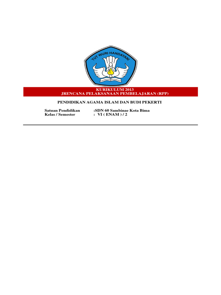 RPP Kelas 6 SMT 2 | PDF