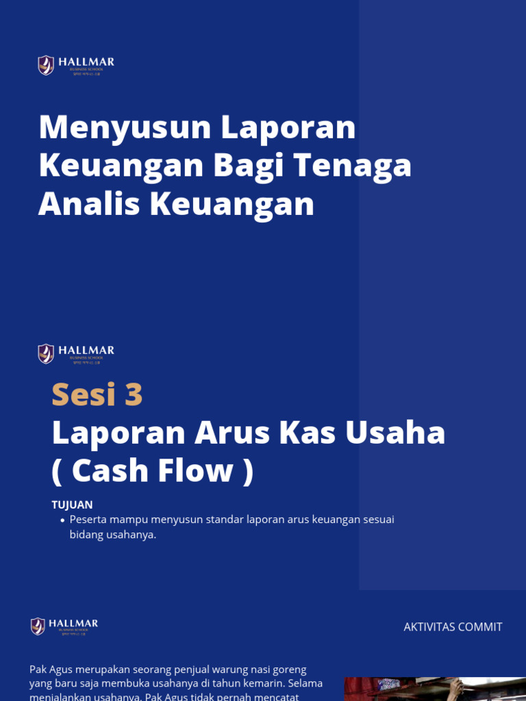 Sesi 3 Laporan Arus Kas Usaha (Cash Flow) | PDF