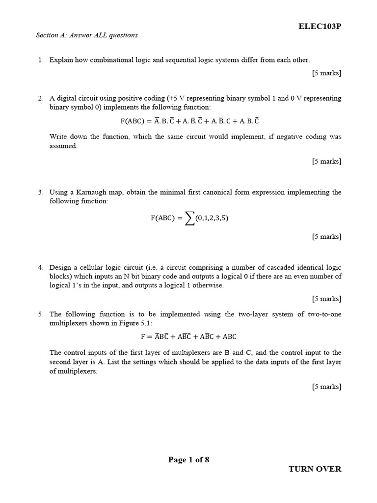 Digital Logic Design and Analysis Guide | PDF | Logic Gate ...