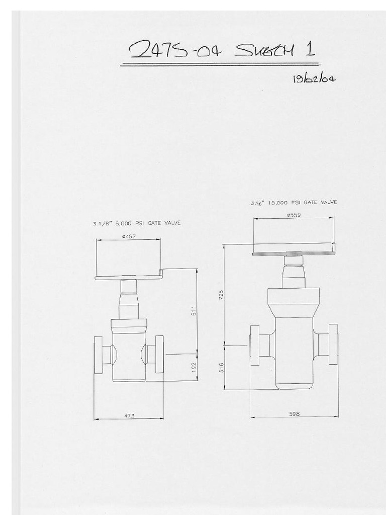 HP Gate Valve | PDF