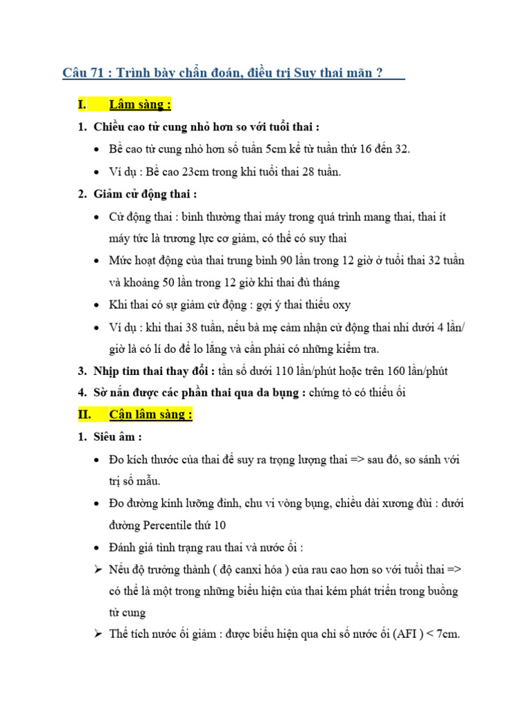 SẢN - Suy Thai | PDF