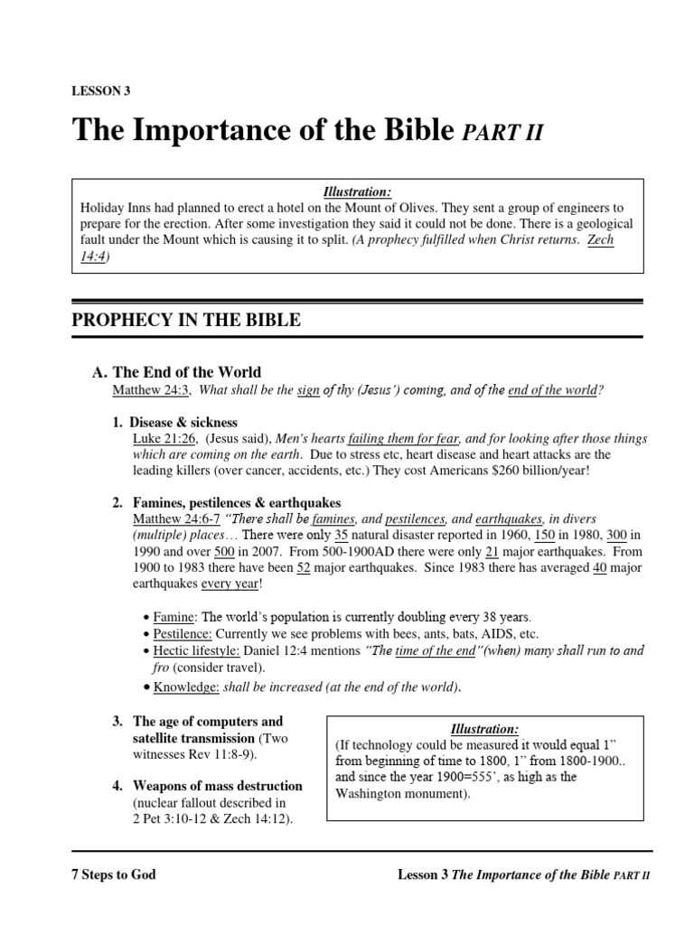 Lesson-5-and-6-Importance-of-the-Bible-Part-2 | PDF | Rapture | Ten ... Lesson-5-and-6-Importance-of-the-Bible-Part-2 | PDF | Rapture | Ten ...
