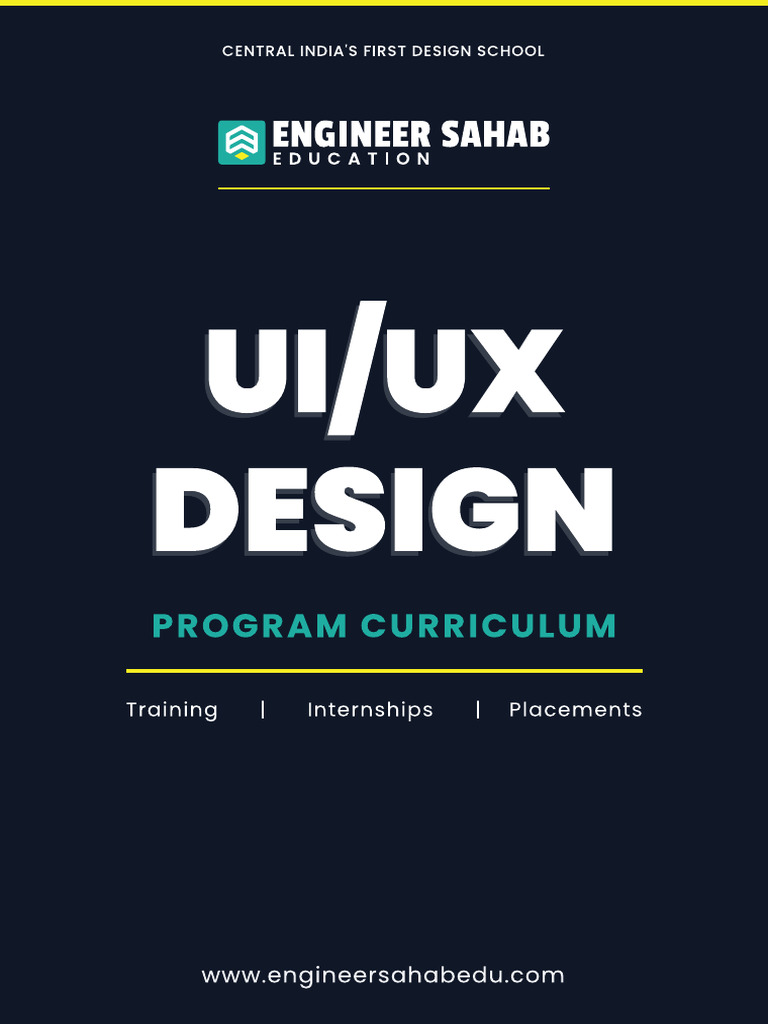 Central India's First Dedicated UI UX Design Training Institute in Indore | PDF | User Interface ...