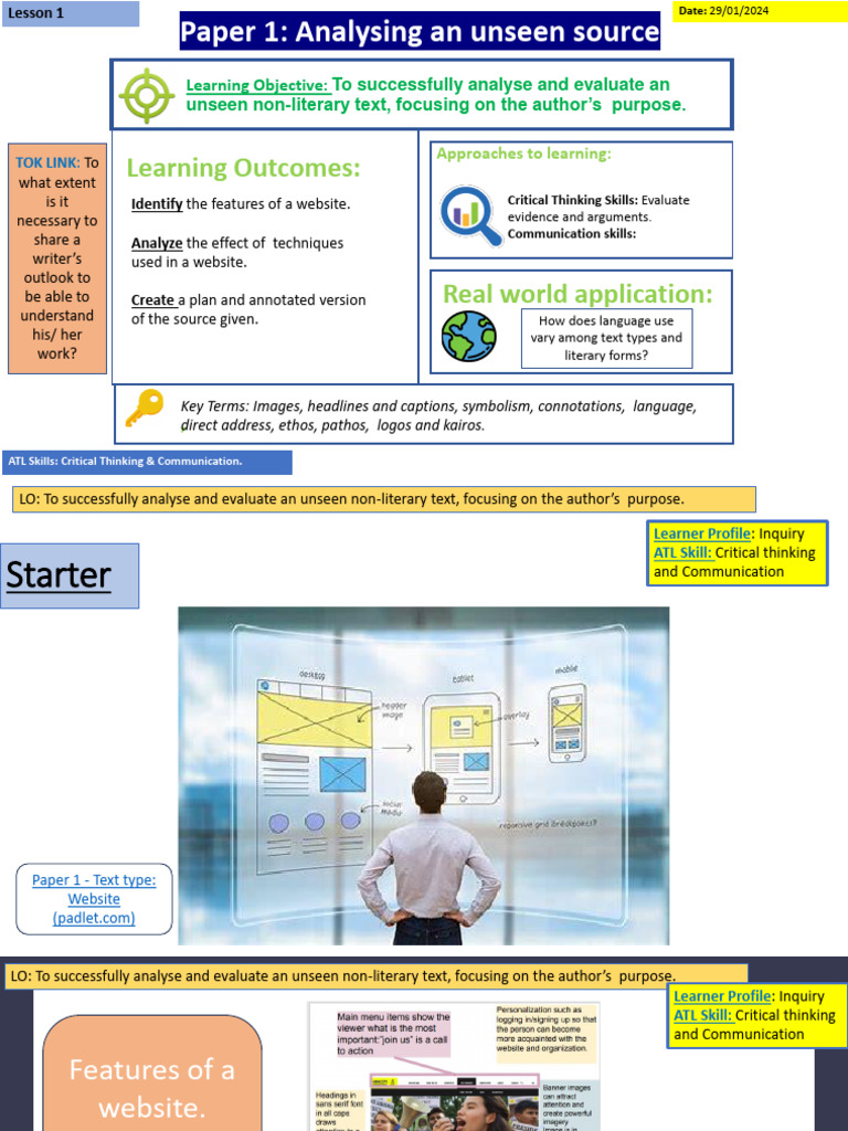 Analyze Unseen Non-Literary Texts | PDF | Critical Thinking | Communication