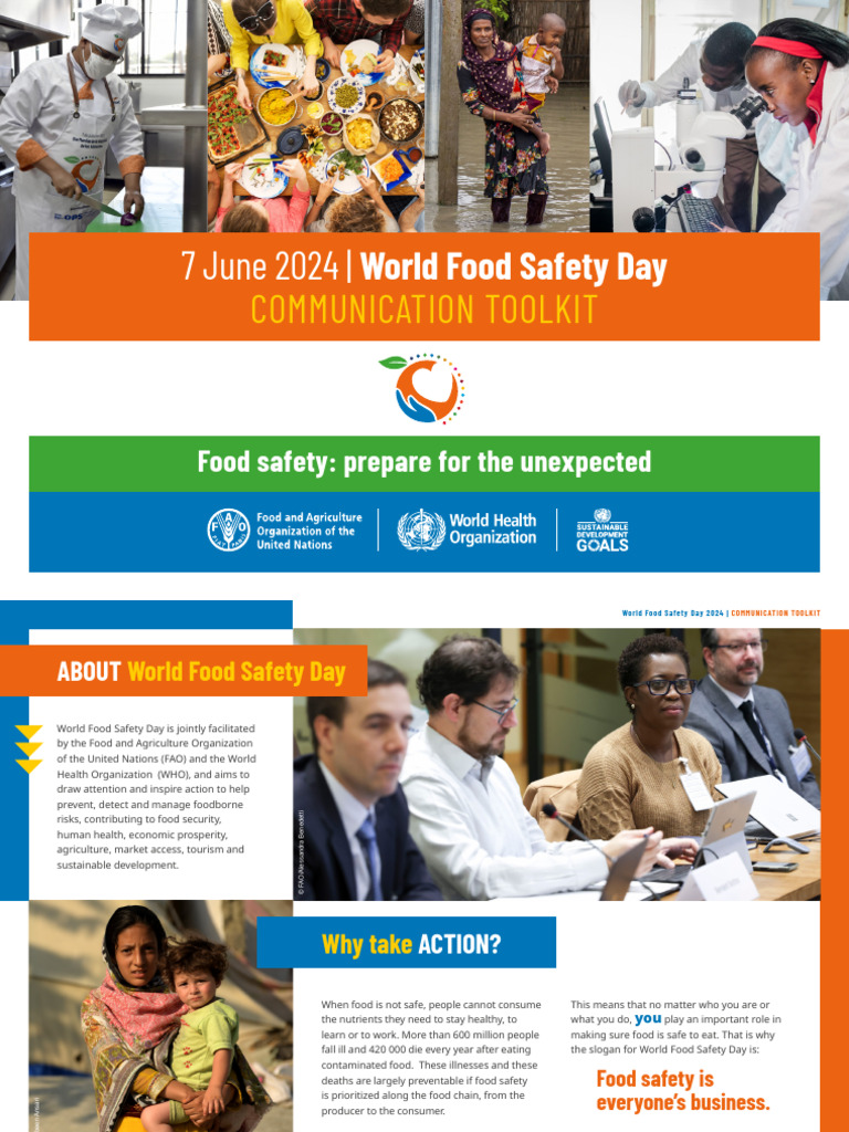 wfsd2024-communication-toolkit | PDF | Foodborne Illness | Food Safety