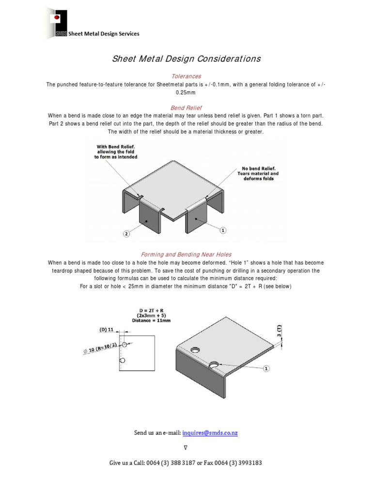 Sheet Metal Design Considerations | PDF | Sheet Metal | Building Materials
