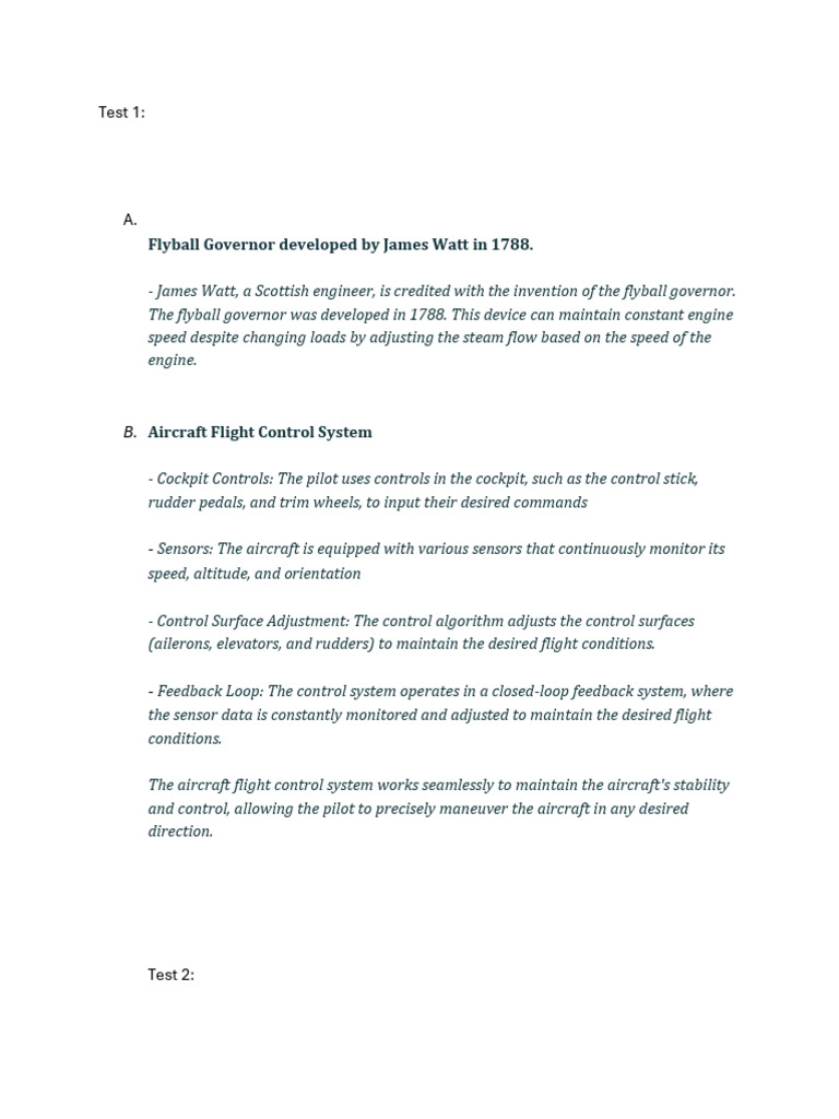 Midterm Feedback | PDF | Flight Control Surfaces | Control Theory