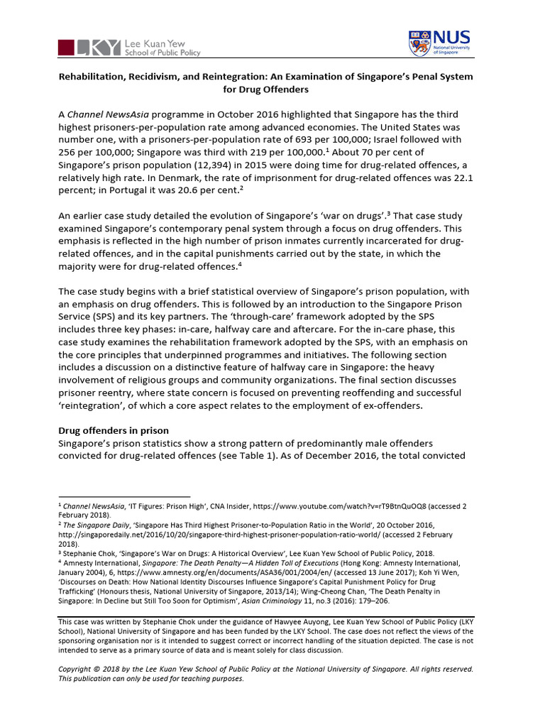 Rehabilitation - Recidivism - and Reintegration | Download Free PDF ...