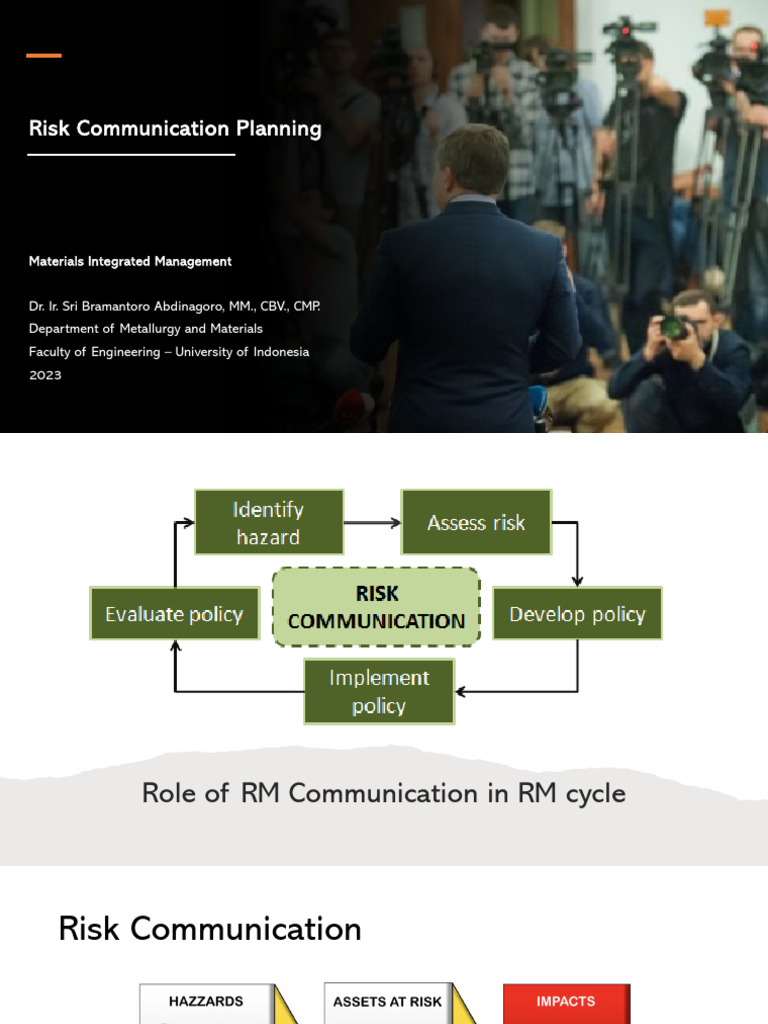 Effective Risk Communication Strategies | PDF | Communication | Risk