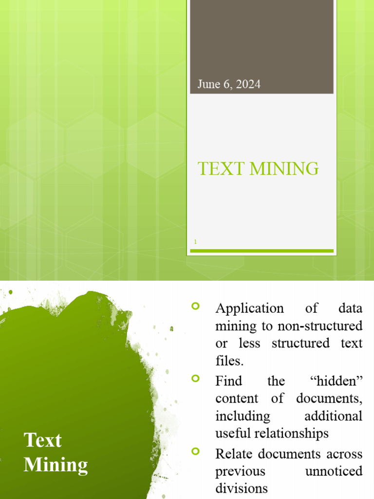 Text Mining | PDF | Human Communication | Computing