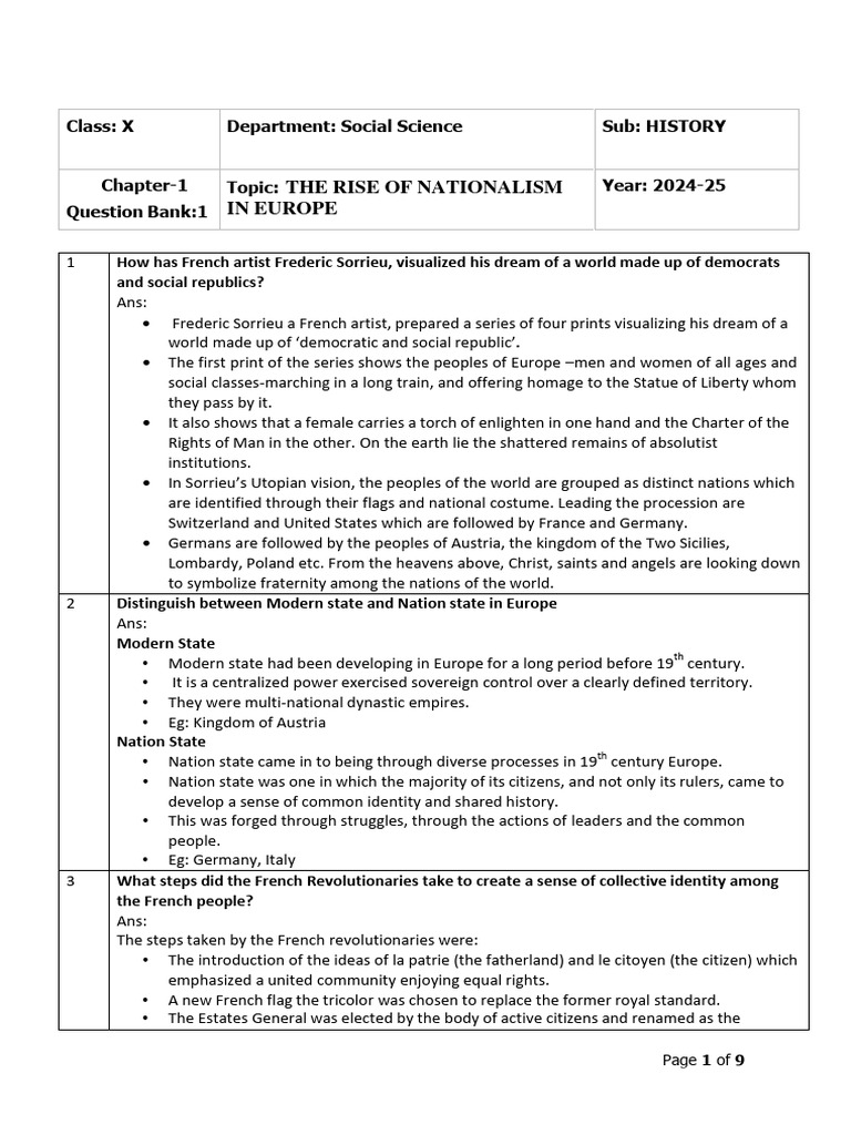 Nationalism in 19th Century Europe | PDF | Balkans | German Empire