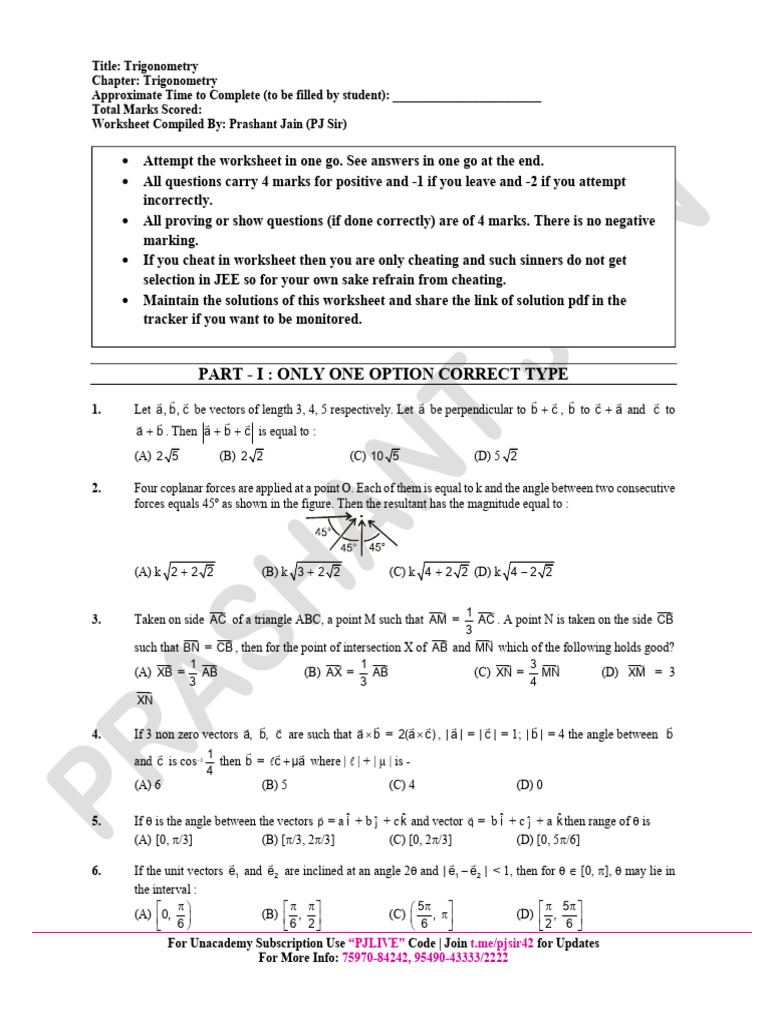 Worksheet - 6 Vector 3D | PDF | Elementary Geometry | Euclid