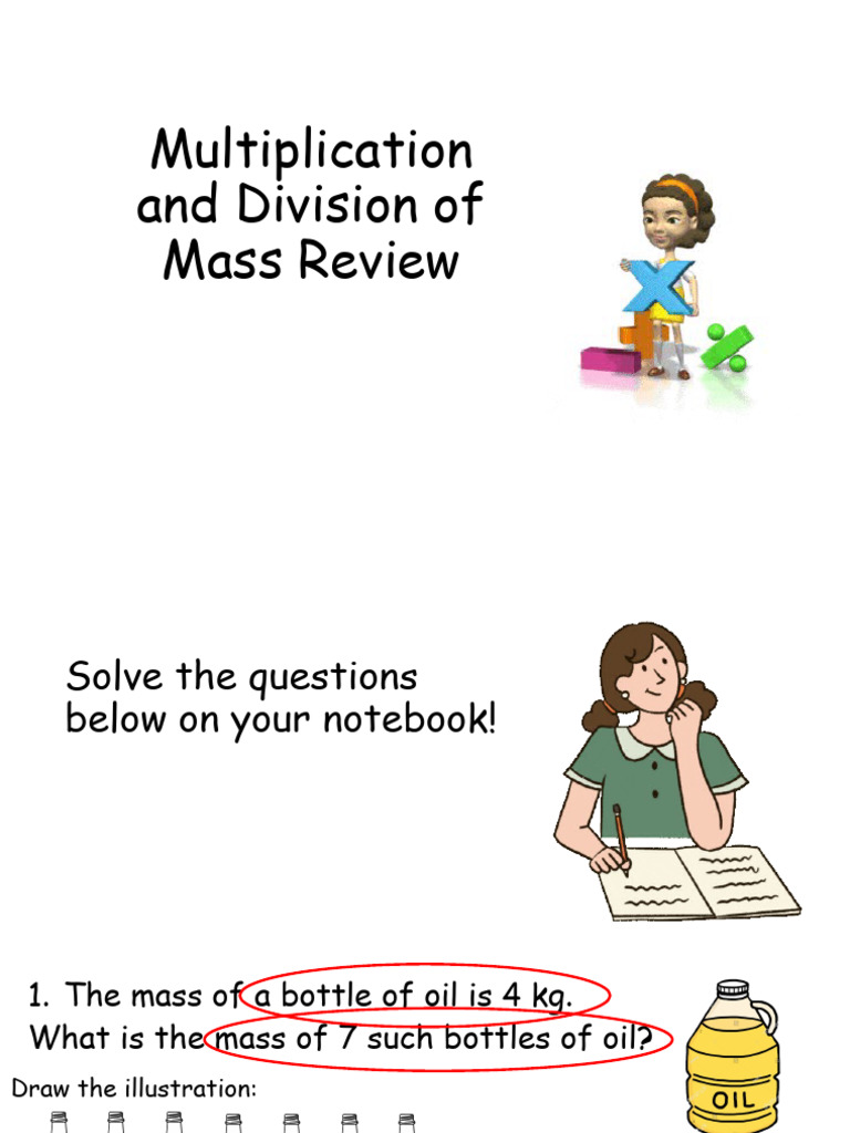 Multiplication and Division of Mass Review | PDF