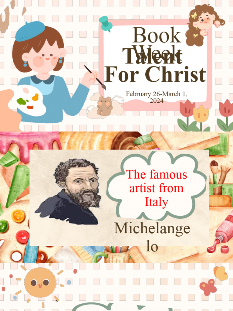 Read Aloud Michelangelo Book Week Grade 1 | PDF | Michelangelo