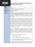 CLQT | PDF | Physical Therapy | Attention