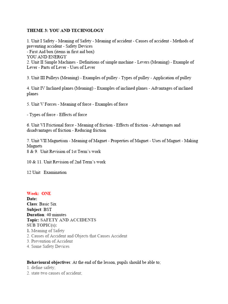 Pry 6 Basic Tech 2ND Term | PDF | Magnet | Magnetism