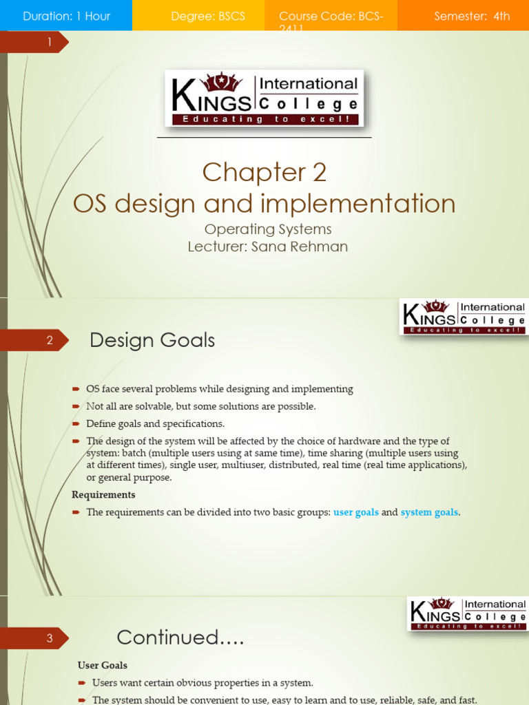 OS Design and Implementation | PDF | Operating System | Assembly Language