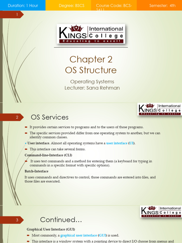 OS Services | PDF | Process (Computing) | Operating System