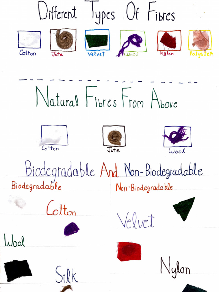 Biodegradable vs Non-Biodegradable Fibers | PDF