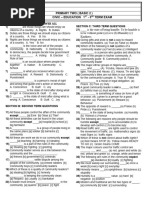 Examination Questions For Primary 1 First Term | PDF