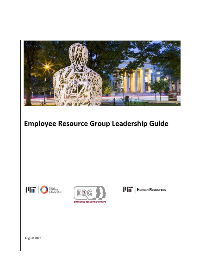 erg-guide-final_Aug-2023 | PDF | Leadership | Social Psychology