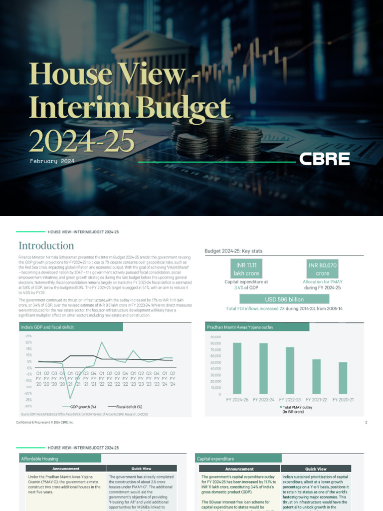 House View Interim Budget 24-25 - R | PDF | Business Law | Private Law