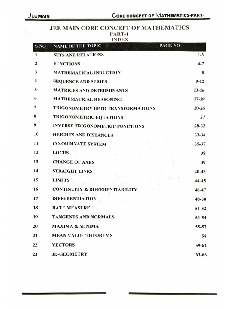 Maths 1 | PDF