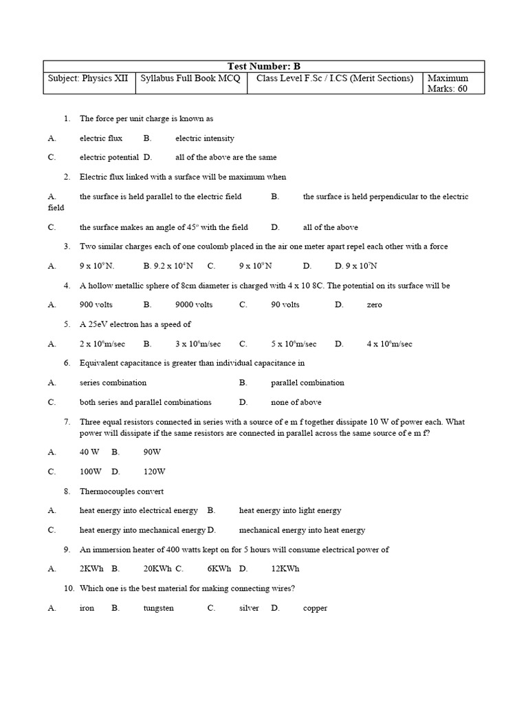 Grand MCQ Test Physics Part 2 | PDF | Electromagnetic Spectrum | Light