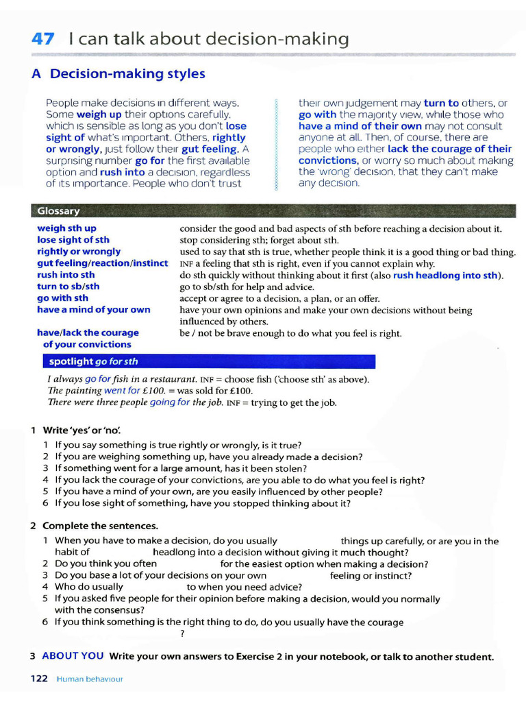 Decision Making | PDF