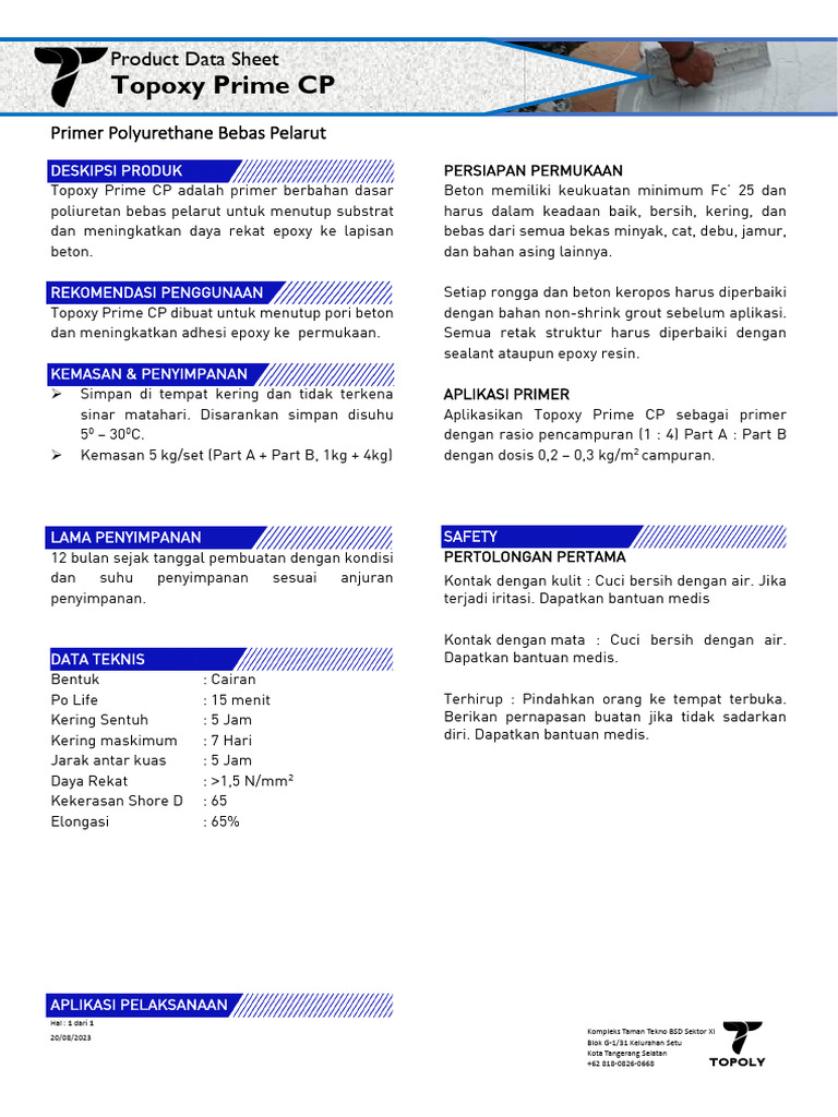 Topoly - Topoxy Prime CP | PDF
