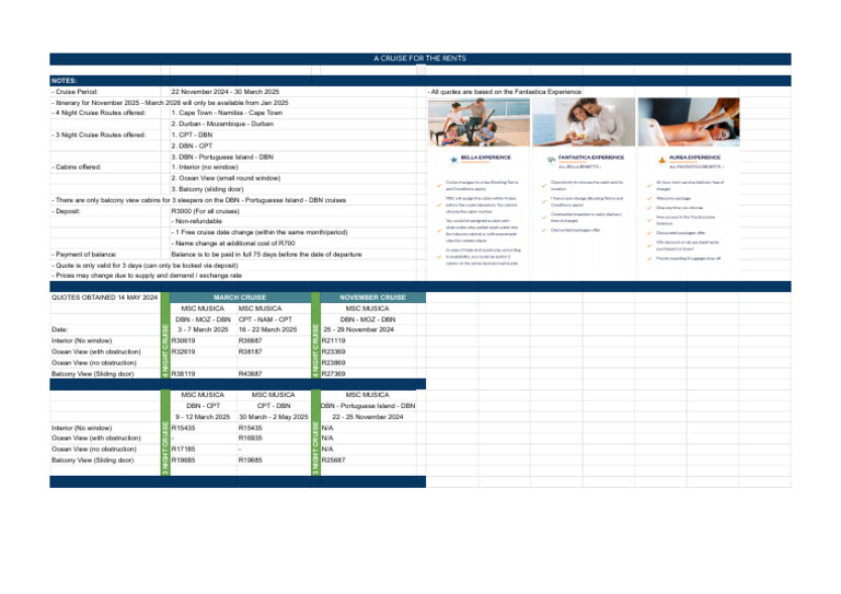 Mcs Cruise Quotes - Msc Quotes | Download Free PDF | Economies