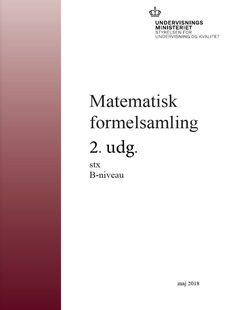 STX Mat A Formler 2 Udg Webversion November 2019 Ua | PDF