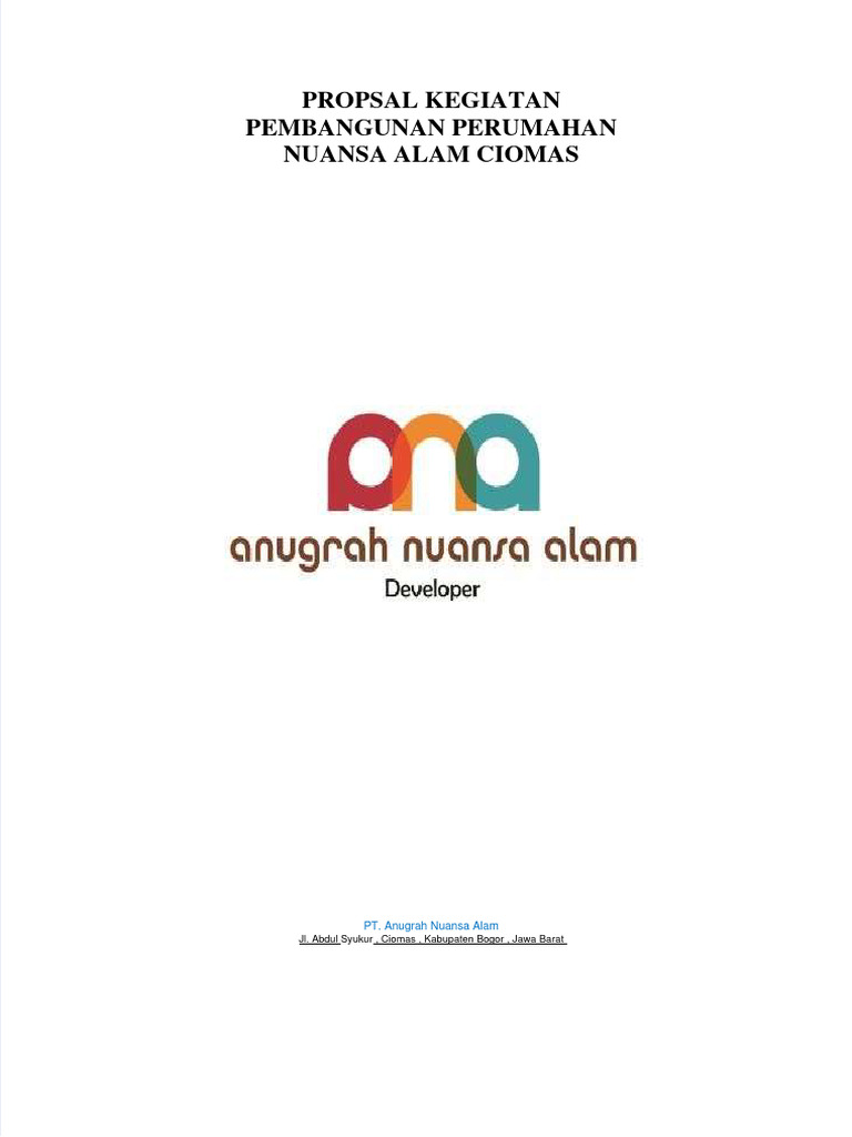 Proposal Kegiatan Perumahan | PDF