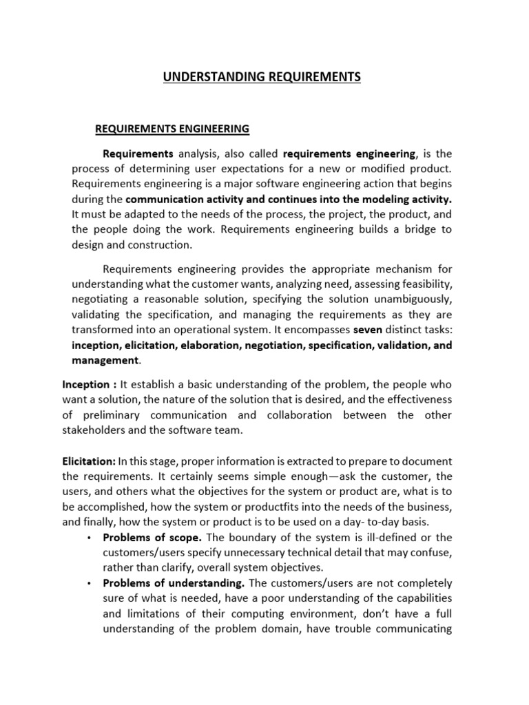 Understanding Requirements | PDF | Use Case | System