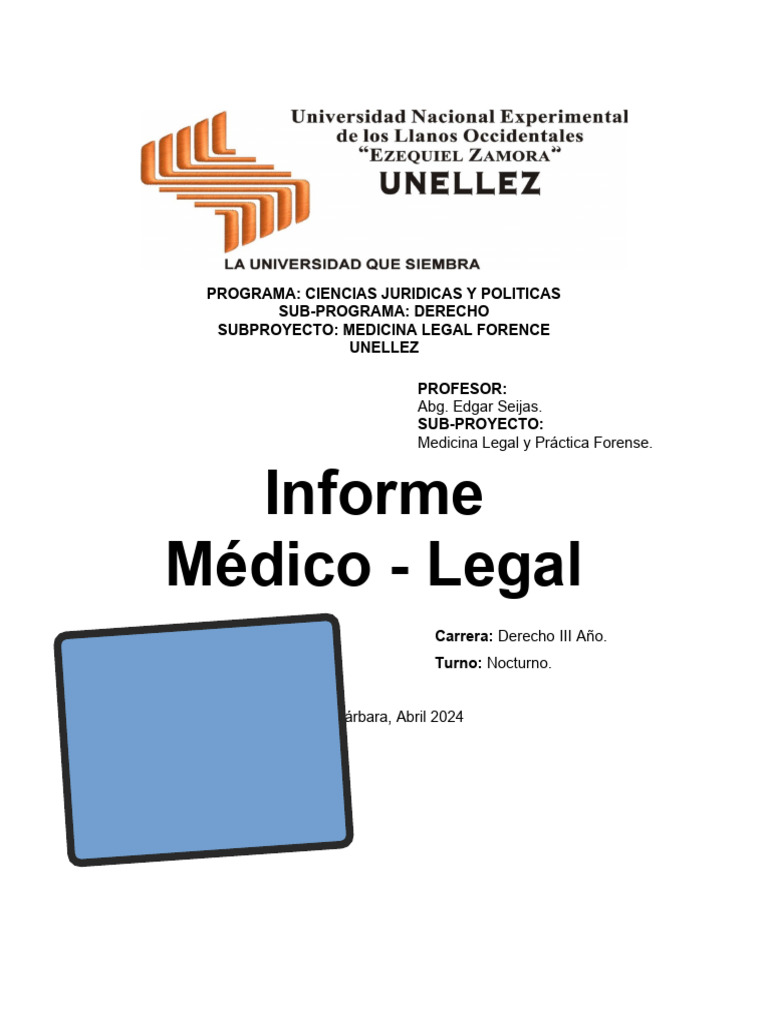 Informe Médico-Legal sobre Lesiones | PDF | Jurisprudencia médica | Quemar
