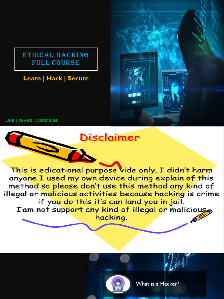 Ethical Hacking Course Overview | PDF | Security Hacker | White Hat (Computer Security)