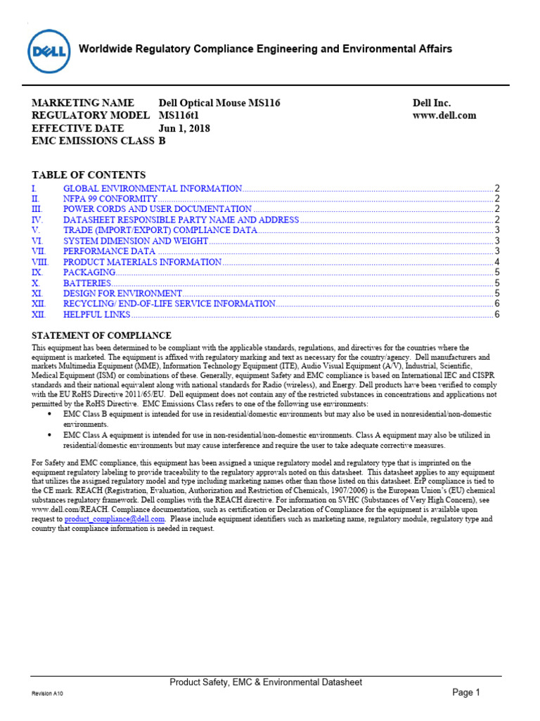 mouse_MS116t1_2 | Download Free PDF | Energy Conservation | Regulatory Compliance