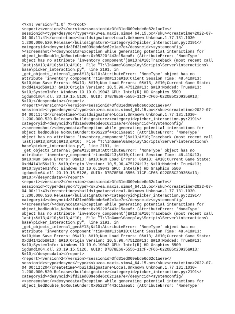 Lastexception 63792617114 | PDF | Microsoft Windows | Graphics Processing Unit