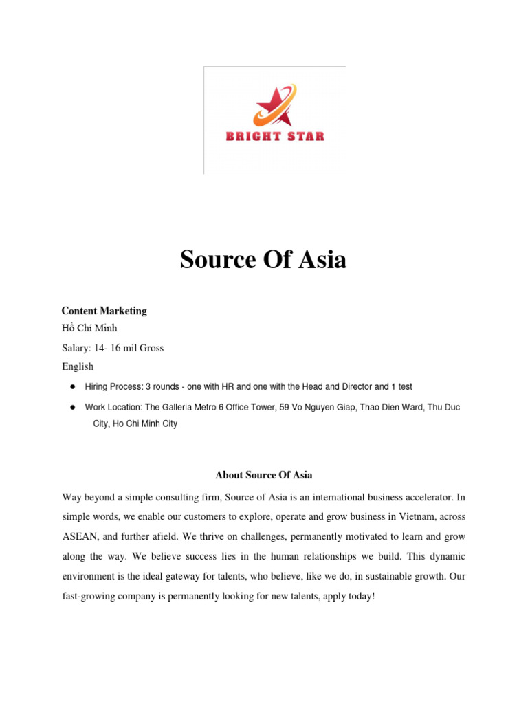 Content Marketing - Source of Asia UPDATE | PDF | Social Media ...