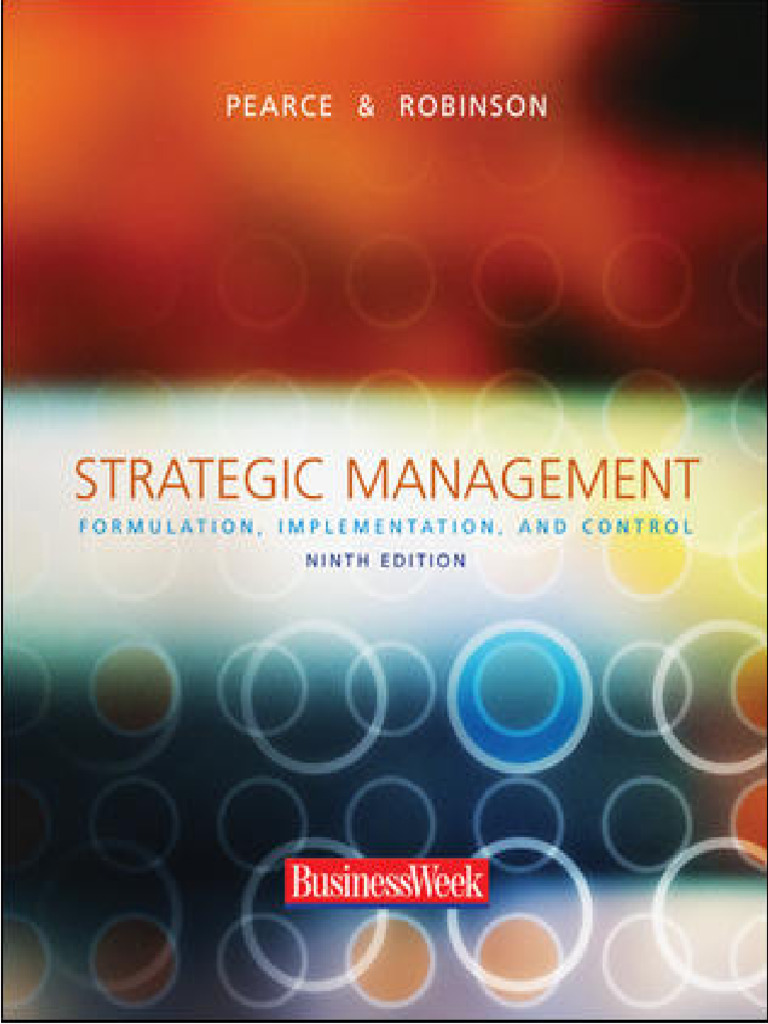 Strategic Management Recommended Textbook | PDF | Strategic Management | Business Economics
