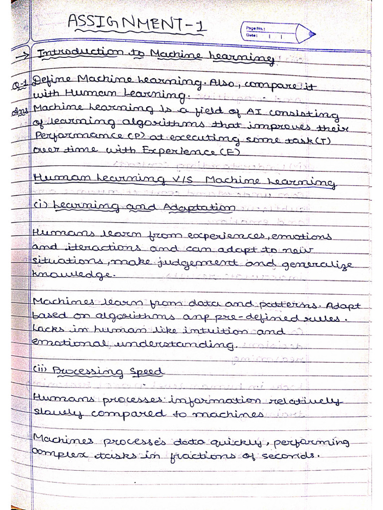 FML Assignment 1 | PDF