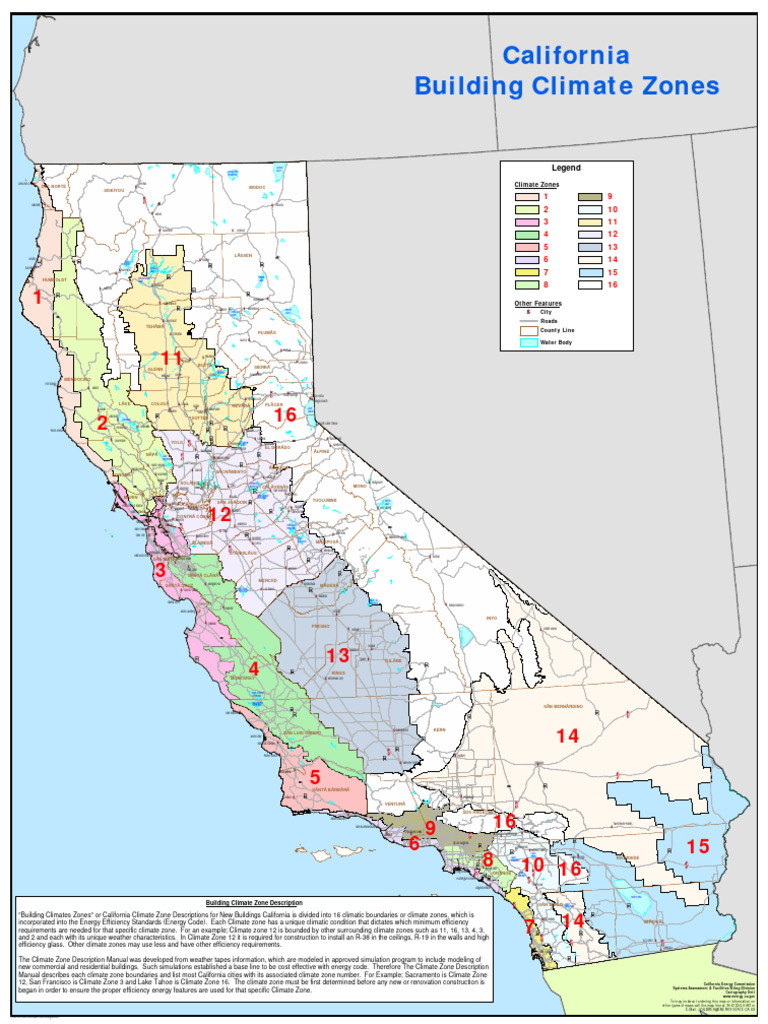 California Climate Zone Overview | PDF