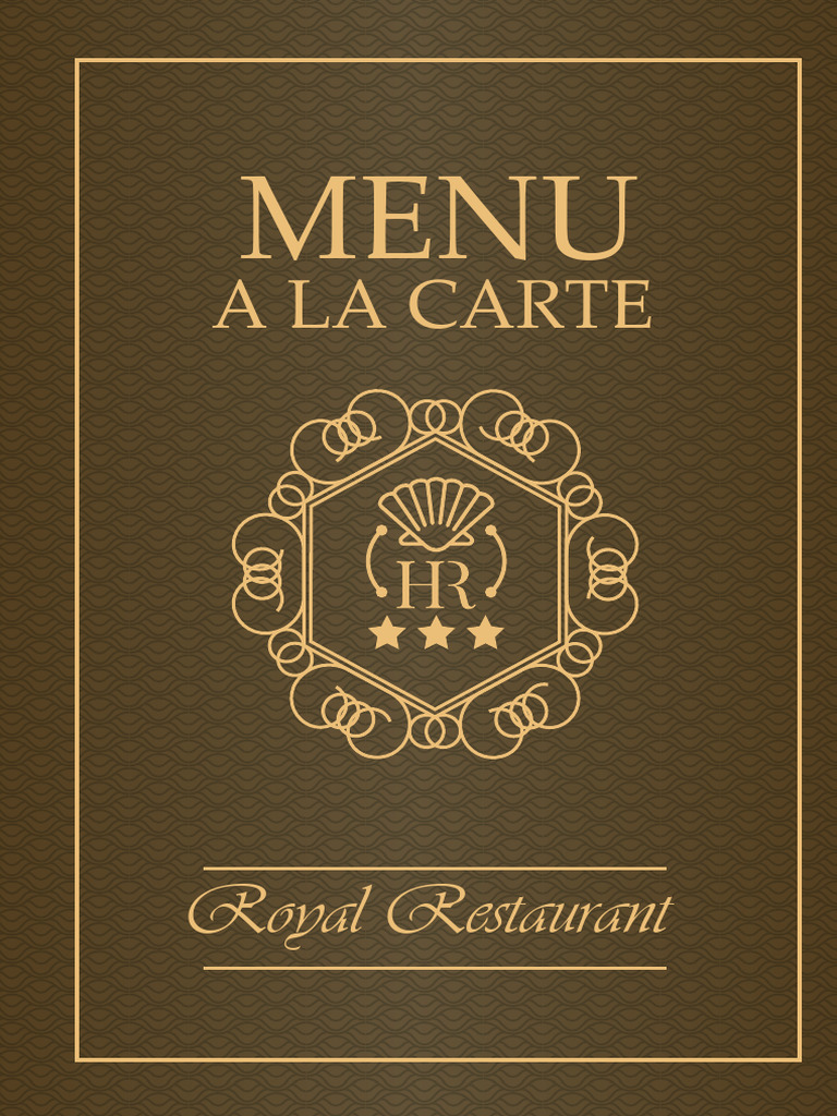 Meniu Royal Engleza MODIFICAT 2 | PDF