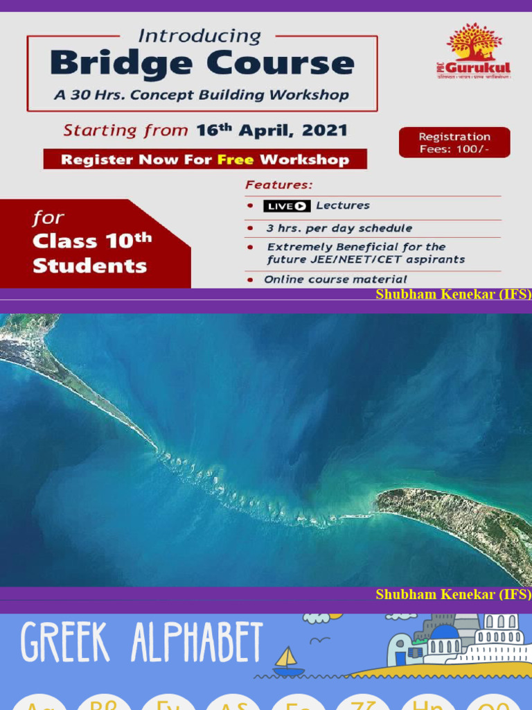 Bridge Course 1 | PDF | Science & Mathematics