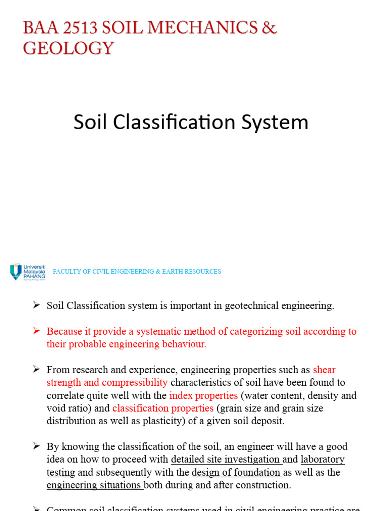 23rd March Soil Classification System | PDF