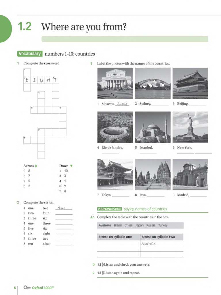 A1 Nav Unit2 Workbook | PDF | Linguistics | Phonetics