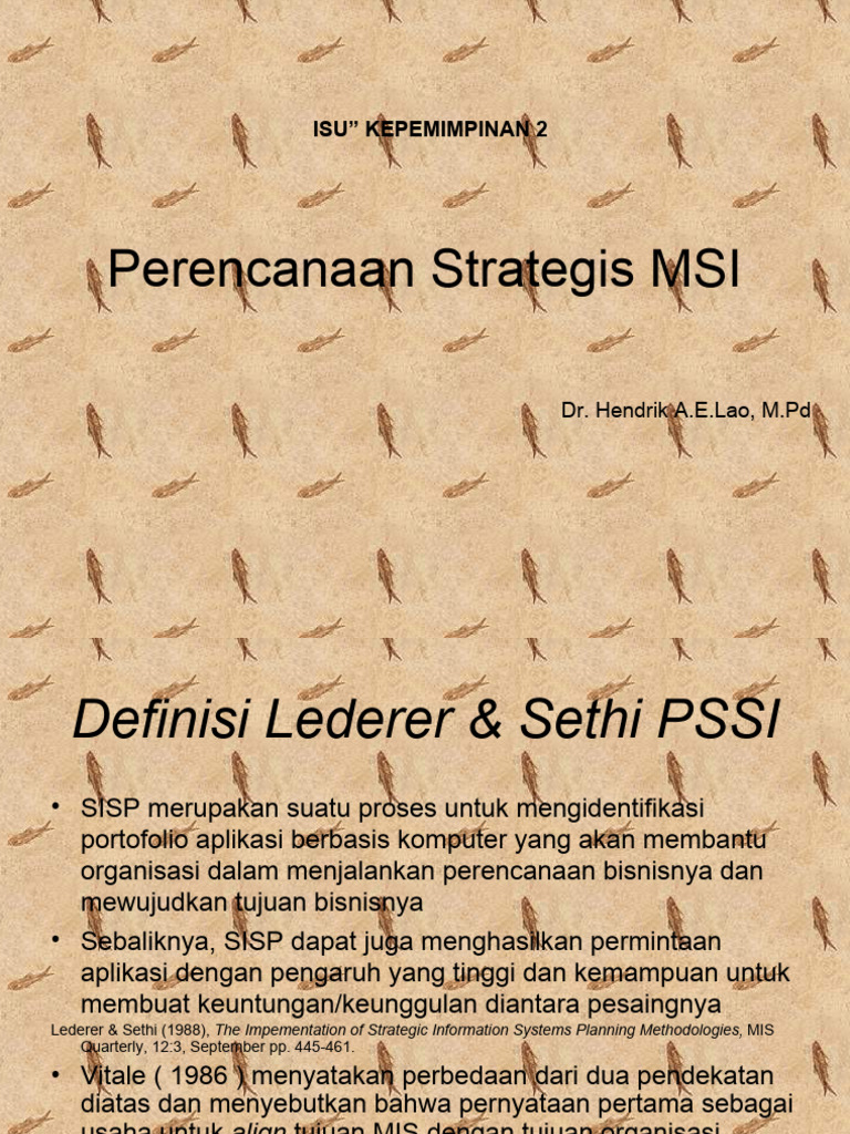 Strategi SI untuk Keunggulan Kompetitif | PDF | Bisnis